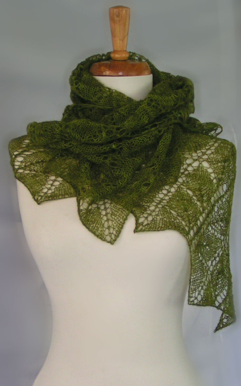 Shawl Knitting Pattern, Knit Charted PDF, Neck Scarf, Shawlette, MOTHER ...