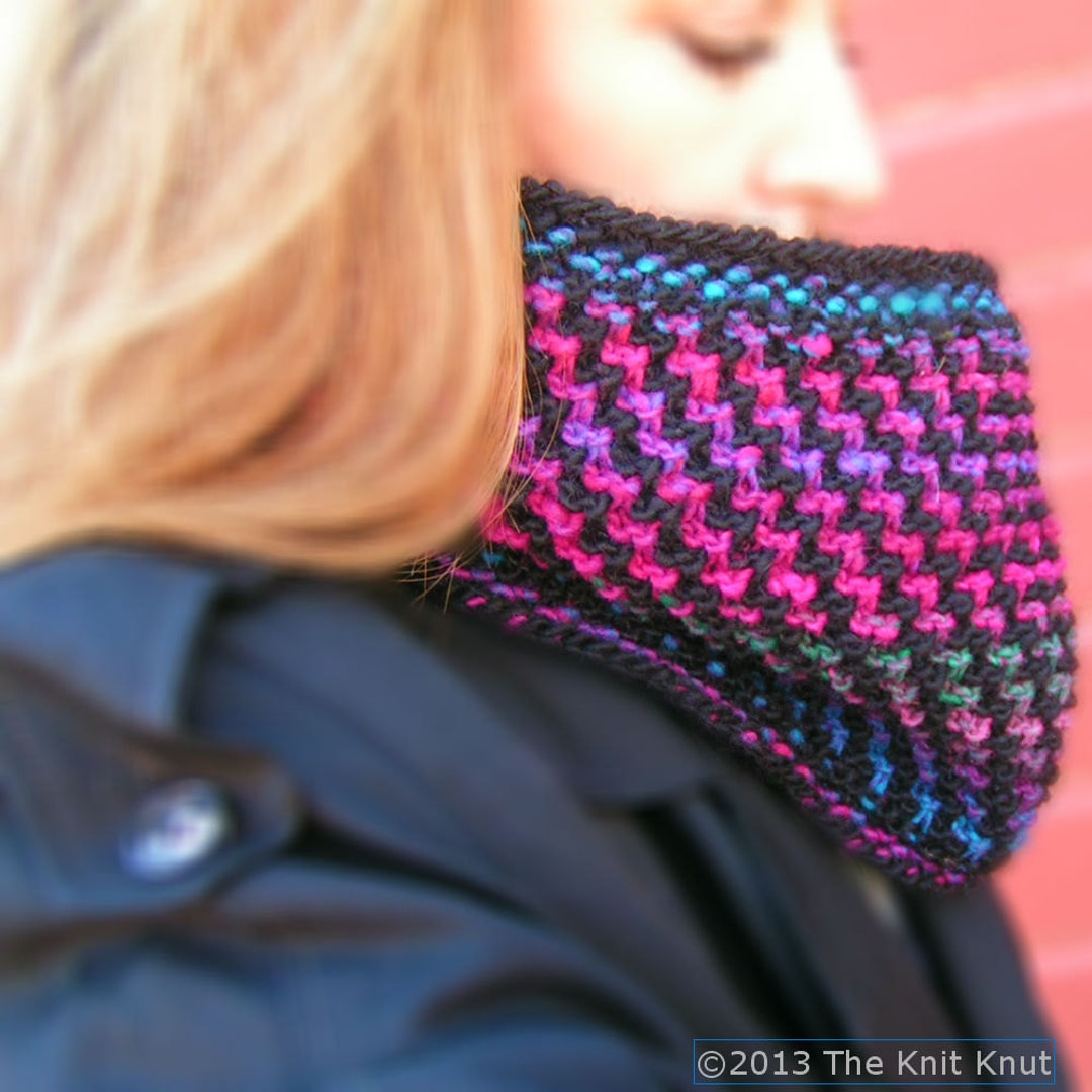 Pattern Knitting Cowl 3 Styles Pattern COLOR MAGIC Cowl PDF Unisex ...