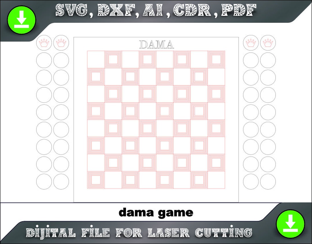 Dama Game - Etsy