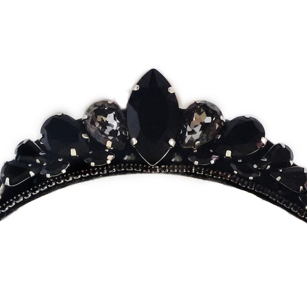 Black Tiara - Etsy