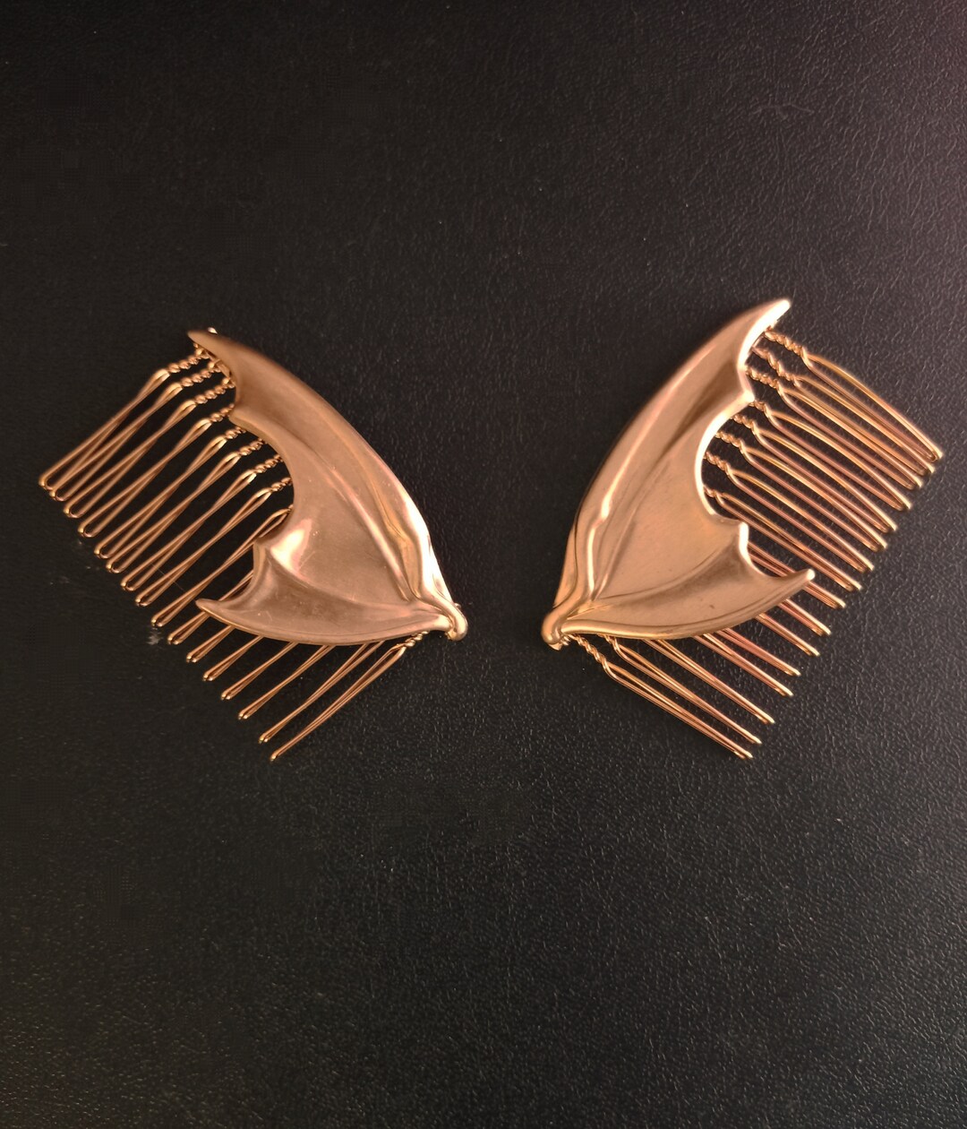Brass Bat Hair Comb, Gold Bat Wing Hair Jewelry, Gothic Jewelry - Etsy