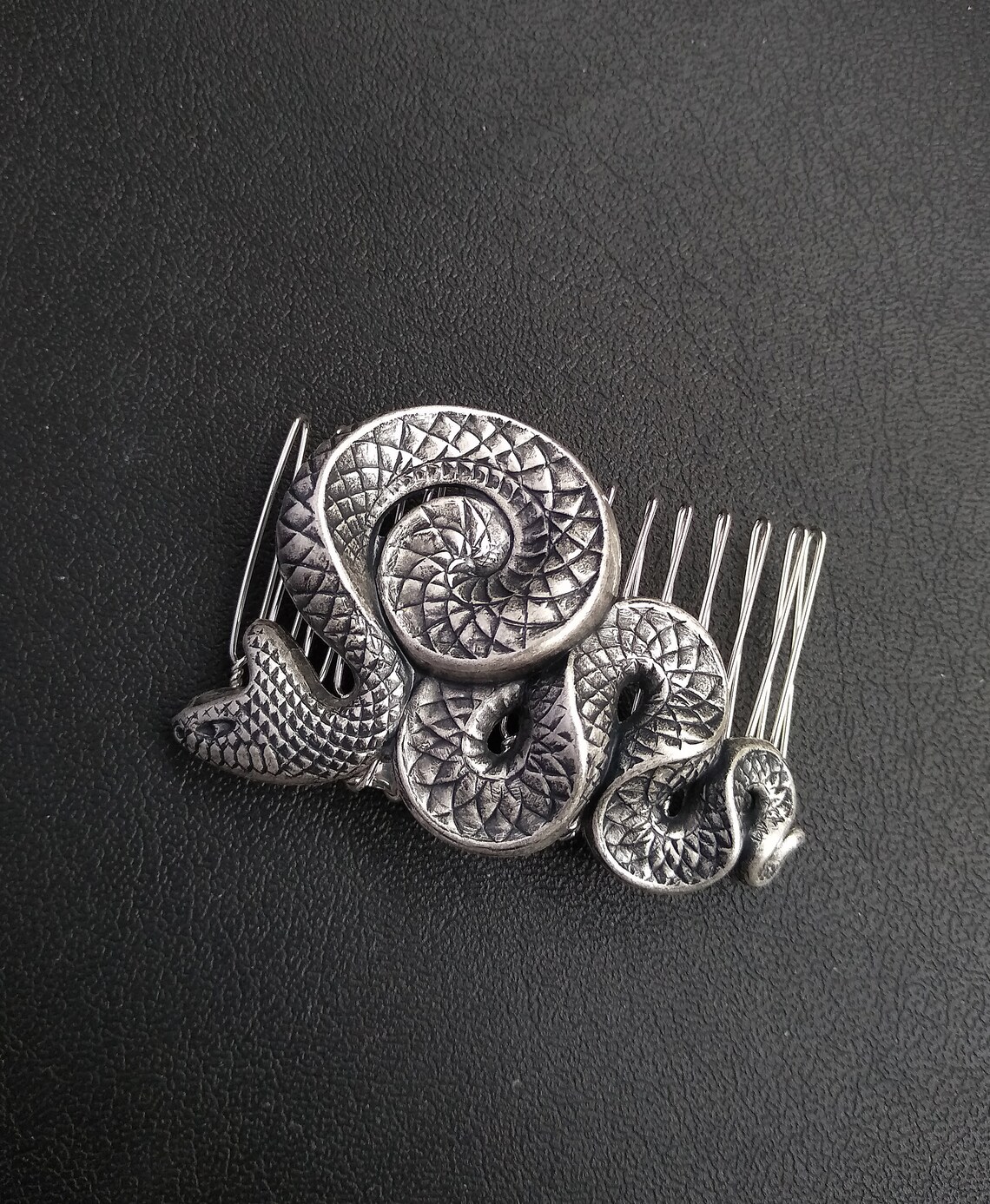 Snake Hair Comb Serpent Hair Jewelry Slytherin Headpiece | Etsy