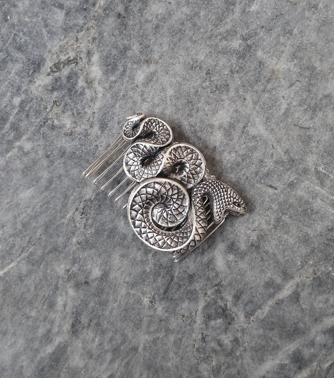 Snake Hair Comb Serpent Hair Jewelry Slytherin Headpiece | Etsy