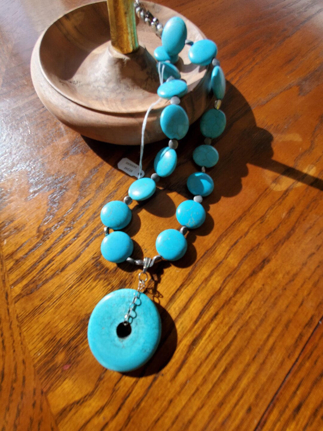 Turquoise Donut Necklace Set - Etsy