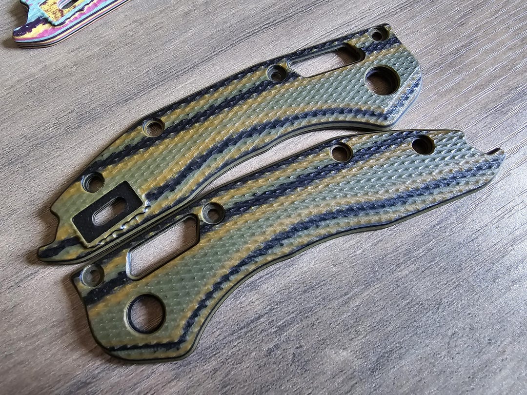 Microtech Ramlok Stitch OD Green/flat Dark Earth/black Layered G10 ...