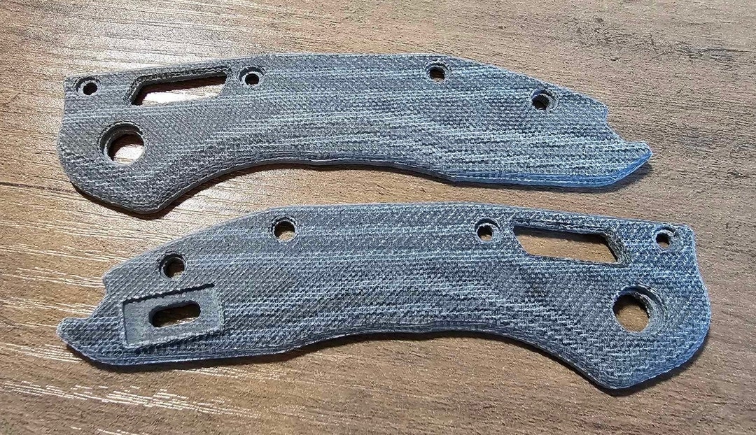 Blue Denim Microtech Stitch Scales (micarta) - Etsy