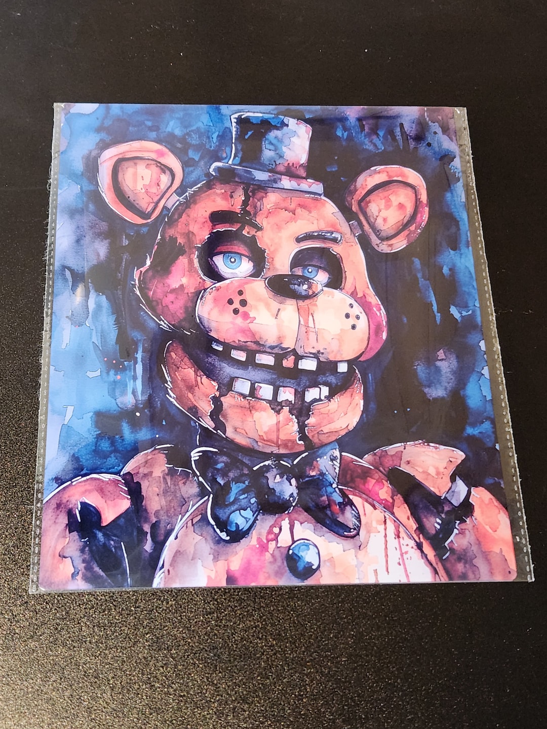 Freddy Fazbear, Five Nights at Freddy's Inspired Metal Poster - Etsy