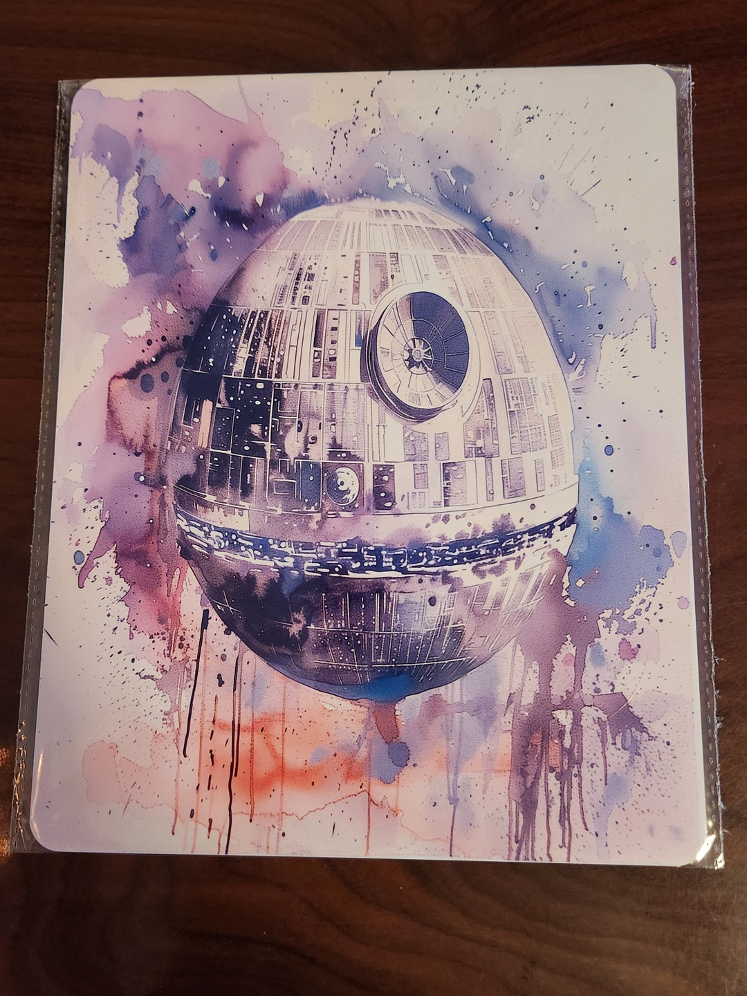 Death Star Construction, Star Wars Inspired Metal Poster - Etsy