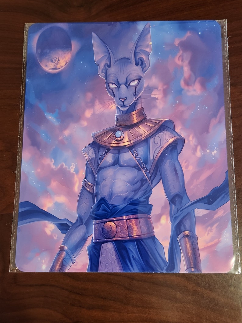 Beerus, Dragonball Inspired Metal Poster - Etsy