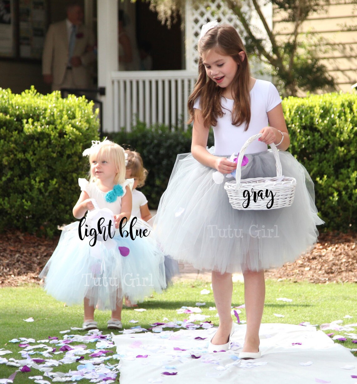 Light Blue Tutu Light Blue Flower Girl Tutu Pastel Blue | Etsy