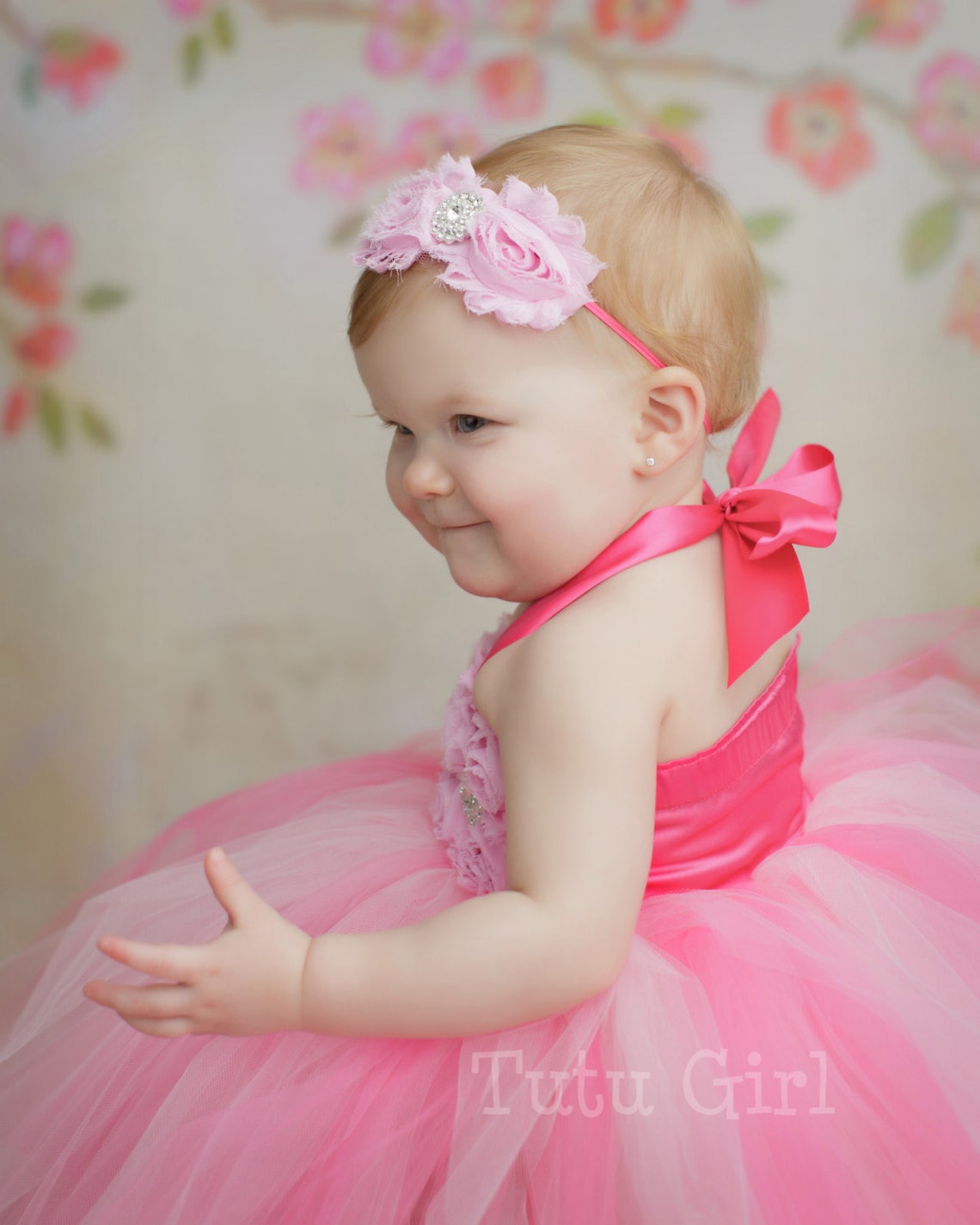 Pink Flower Girl Tutu Dress Toddler Flower Girl Dress Tutu | Etsy