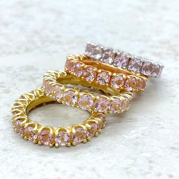 Morganite Band - Etsy