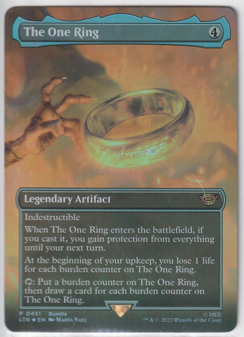 The One Ring Card Singles 3 Versions Avail. - Etsy