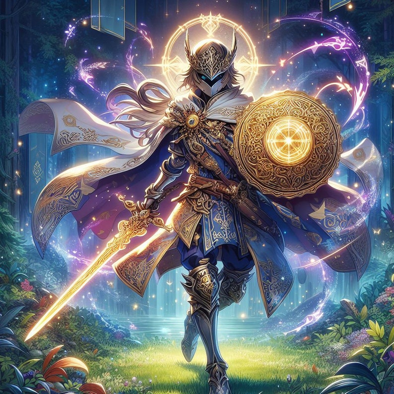 Anime RPG Wallpaper - Etsy