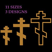 Orthodox God Jesus Church Cross Embroidery File - Etsy