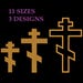 Orthodox God Jesus Church Cross Embroidery File - Etsy