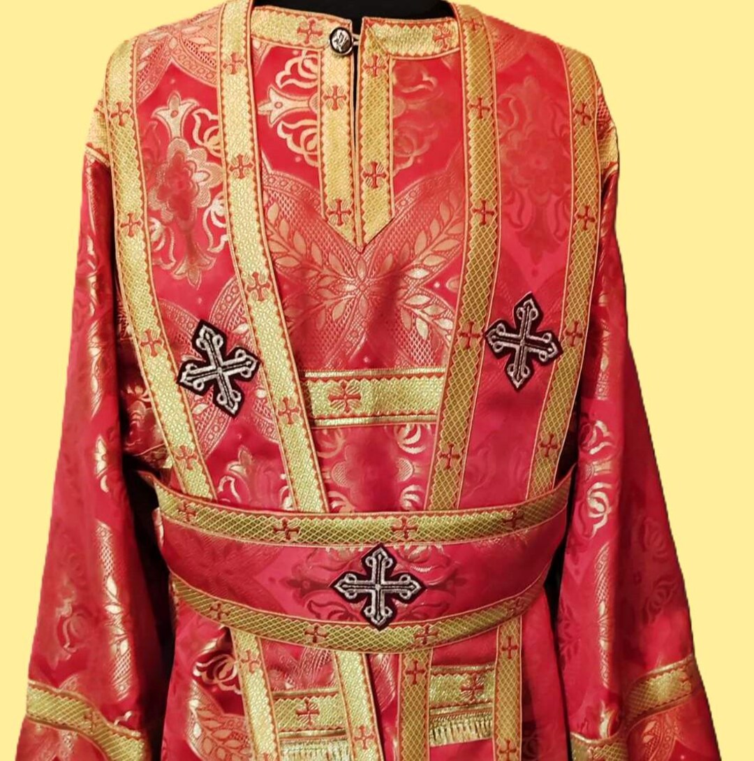 Sticharion, Orar and Armbands cuffs. Deacon's Vestment. Subdeacon ...