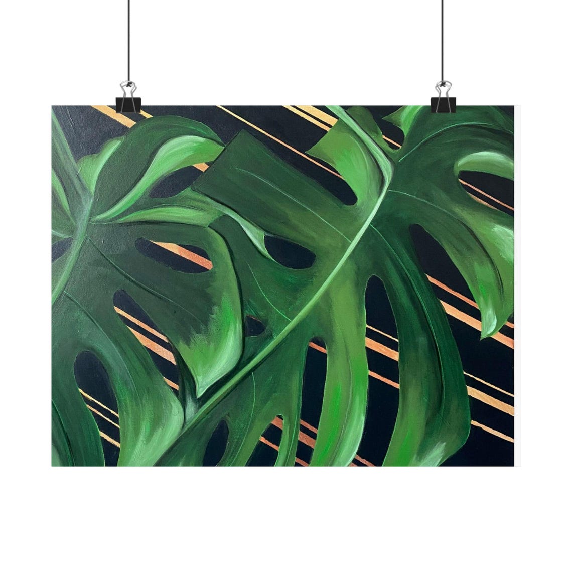 Monsterra Plant Fine Art Poster - Etsy