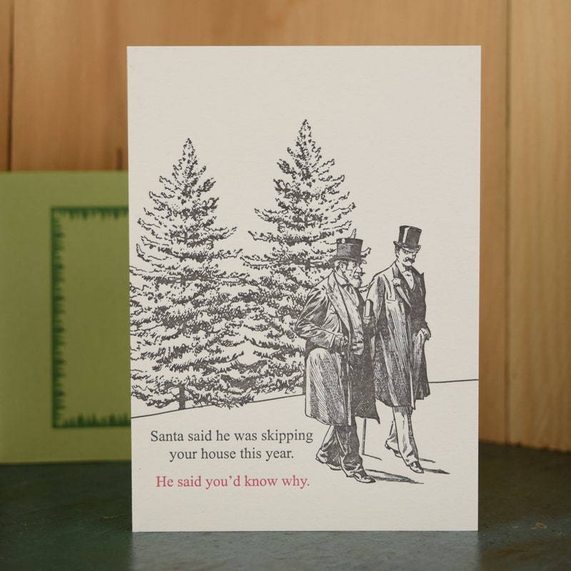 Holiday Cards Letterpress - Etsy