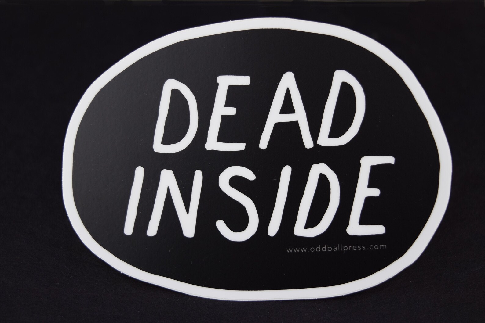 Dead Inside Vinyl Sticker - Etsy