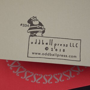 Santa Knows - Letterpress Holiday Card - Etsy