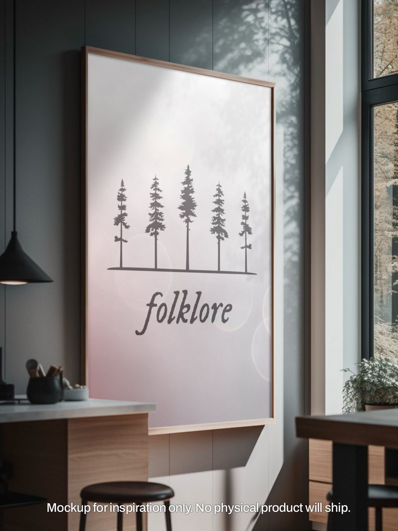 Folklore Graphic for Custom Taylor Swift Designs and T-shirts - Instant ...