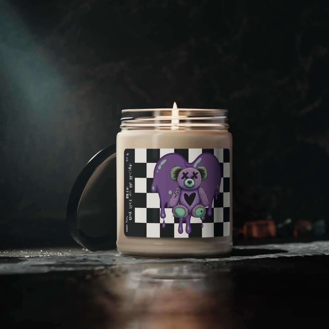 Sad Teddy Bear Candle/designer Art Gift Candle Gift for Her/for Him ...