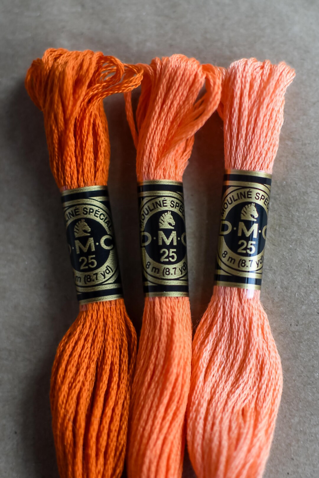 Orange Julius Embroidery Floss Color Palette | DMC Mouline 6 Strand ...