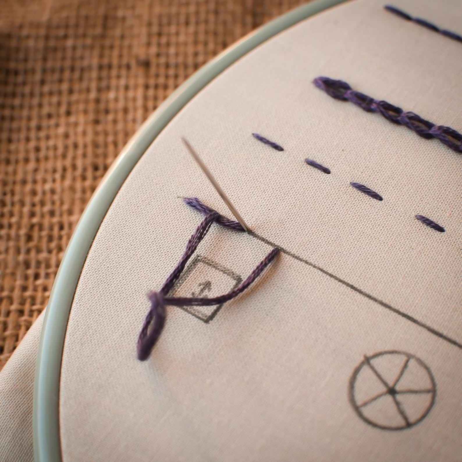 Lilac Hand Embroidery PDF Pattern | New Hampshire State Flower ...