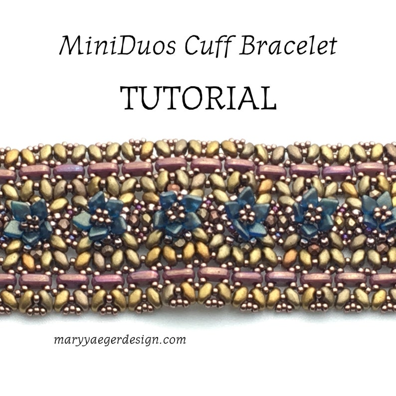 DIY Miniduo Cuff Bracelet Bead Tutorial - Etsy