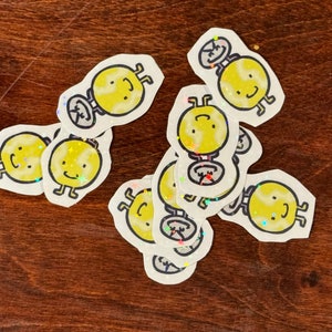 Tengolf Being Devious Holographic Sticker Bfdi Tennisball Golfball - Etsy