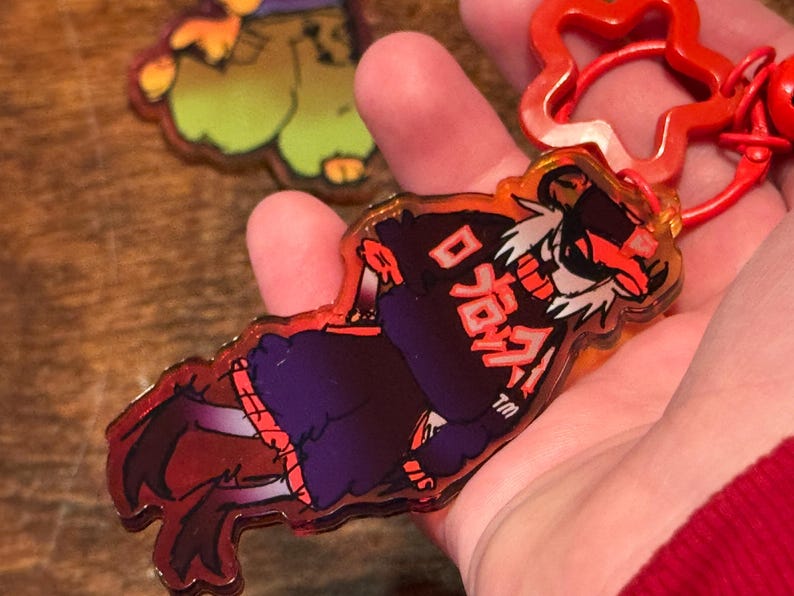 Party Noob and Pest Regretevator Poob Keychain 3in - Etsy