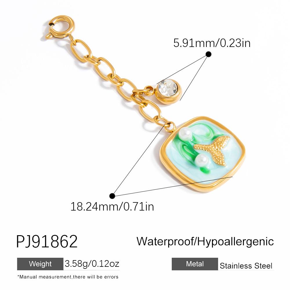 Ocean Style Bikini Pendant Buckle, Waterproof Colorfast Stainless Steel ...