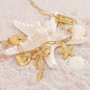 Ocean Beach Style Pendant Necklace,bow Pendant Necklace,summer Shell ...