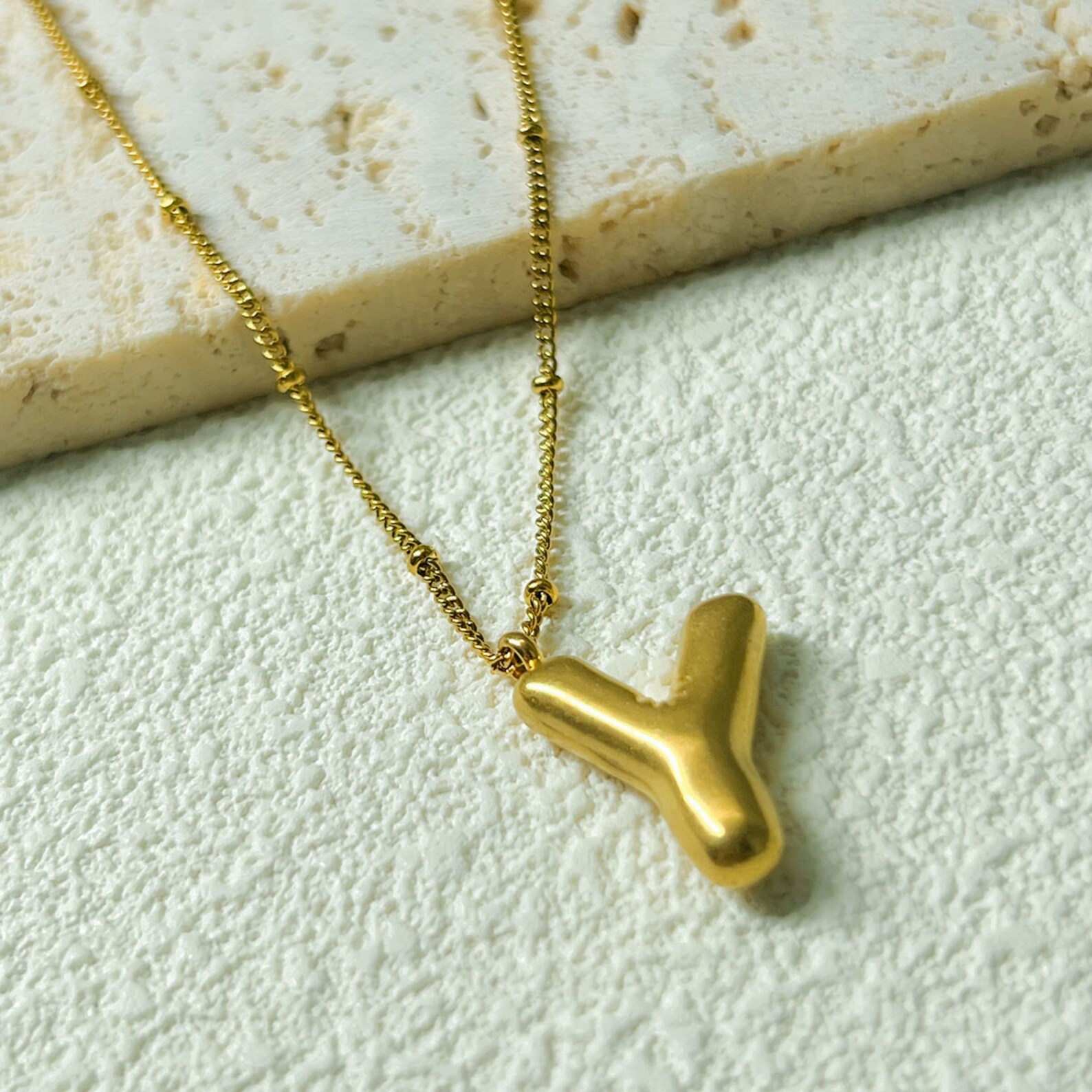 Bubble Initial Pendant Balloon Letter Pendant Bubble Letter Necklace ...