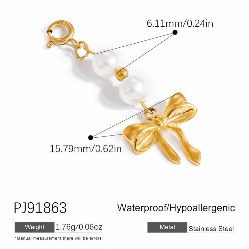 Ocean Style Bikini Pendant Buckle, Waterproof Colorfast Stainless Steel ...