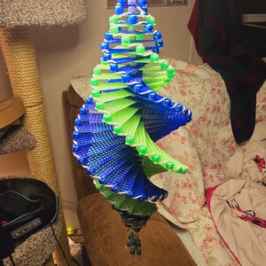 Ocean Blue & Neon Green Wind Spinner Twirly Porch Decor - Etsy