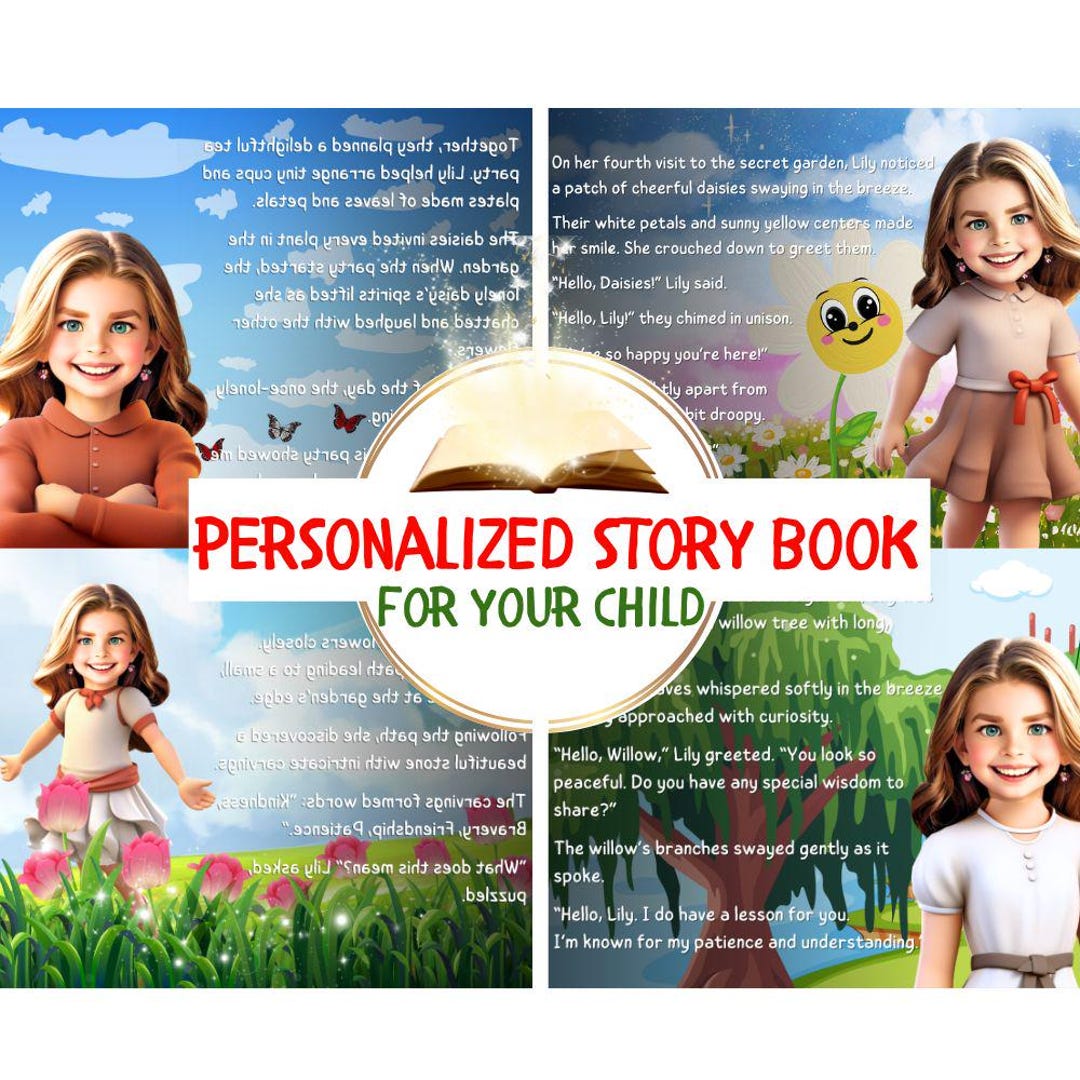Kid Personalized Book, Story Book Character, Digital Story Book ...
