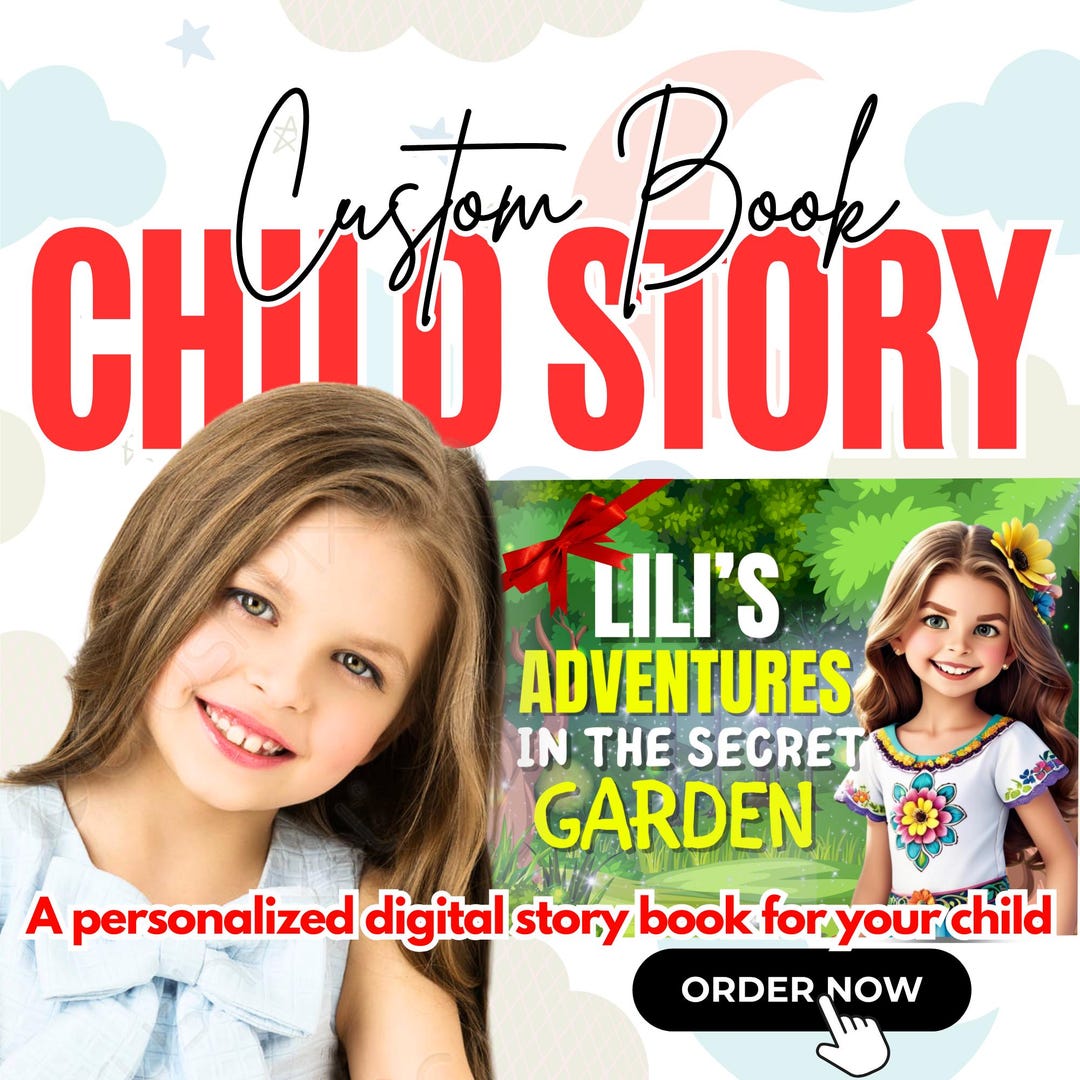 Custom Kids Story Digital Book, Personalized Children Book, Customized ...