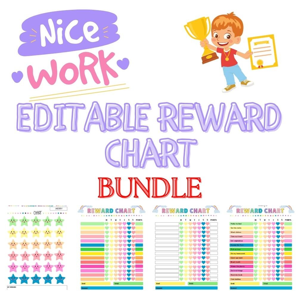 Reward Bucks Template, Reward Chart for Toddler, Reward System Kids ...