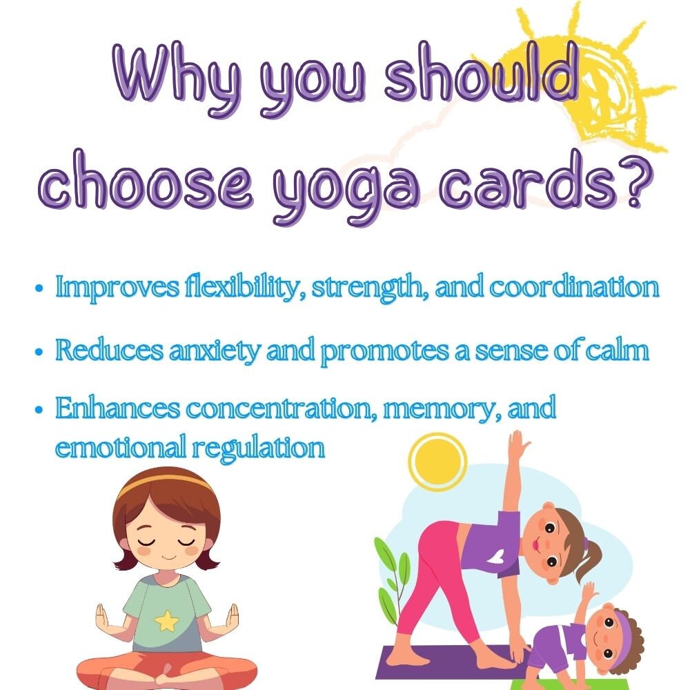 Yoga Flashcards for Kids, Calm Down Activity, Yoga Bo, Kids Yoga Cards ...