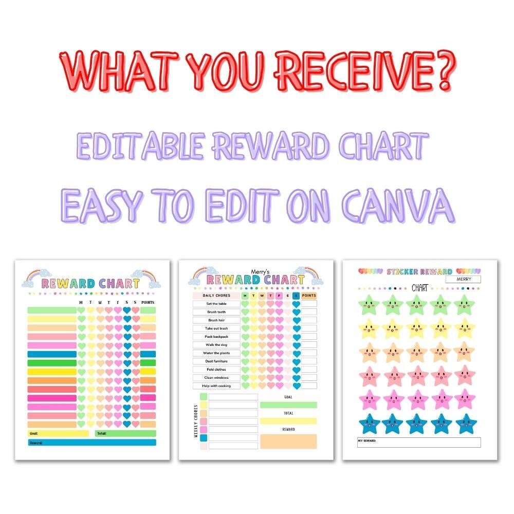 Reward Bucks Template, Reward Chart for Toddler, Reward System Kids ...