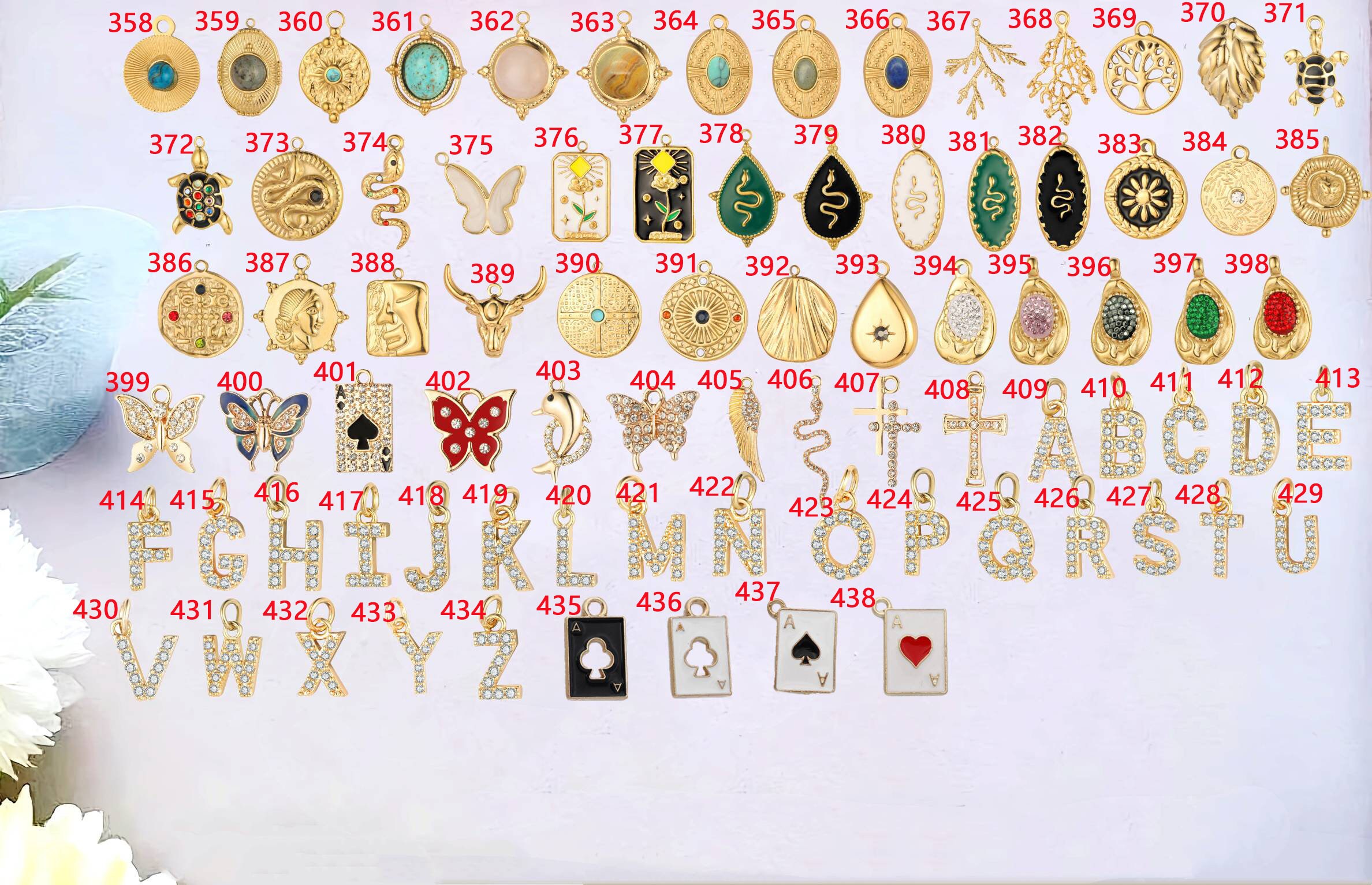 Build Your Own Custom Charm Necklace, Luxury Charm Necklace, Custom ...