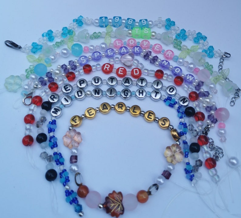 Eras Tour Inspired DIY Bracelet Kit Friendship Bracelet Name Bracelet ...