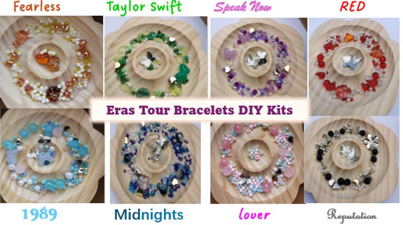 Eras Tour Inspired DIY Bracelet Kit | Friendship Bracelet | Name ...