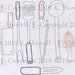 Chef Tools Deluxe Hand Embroidery Pattern, Cook, Chef, Tools, Kitchen ...