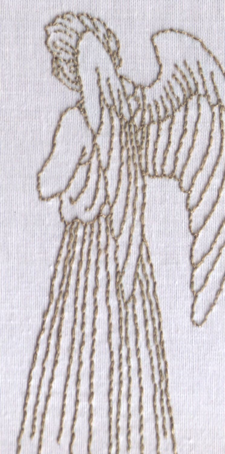 Angel Hand Embroidery Pattern Weeping Angel Dr Who PDF - Etsy