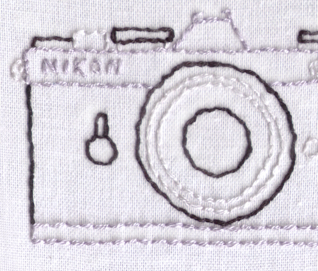 Camera Hand Embroidery Pattern, Photography, Nikon, Vintage, PDF - Etsy