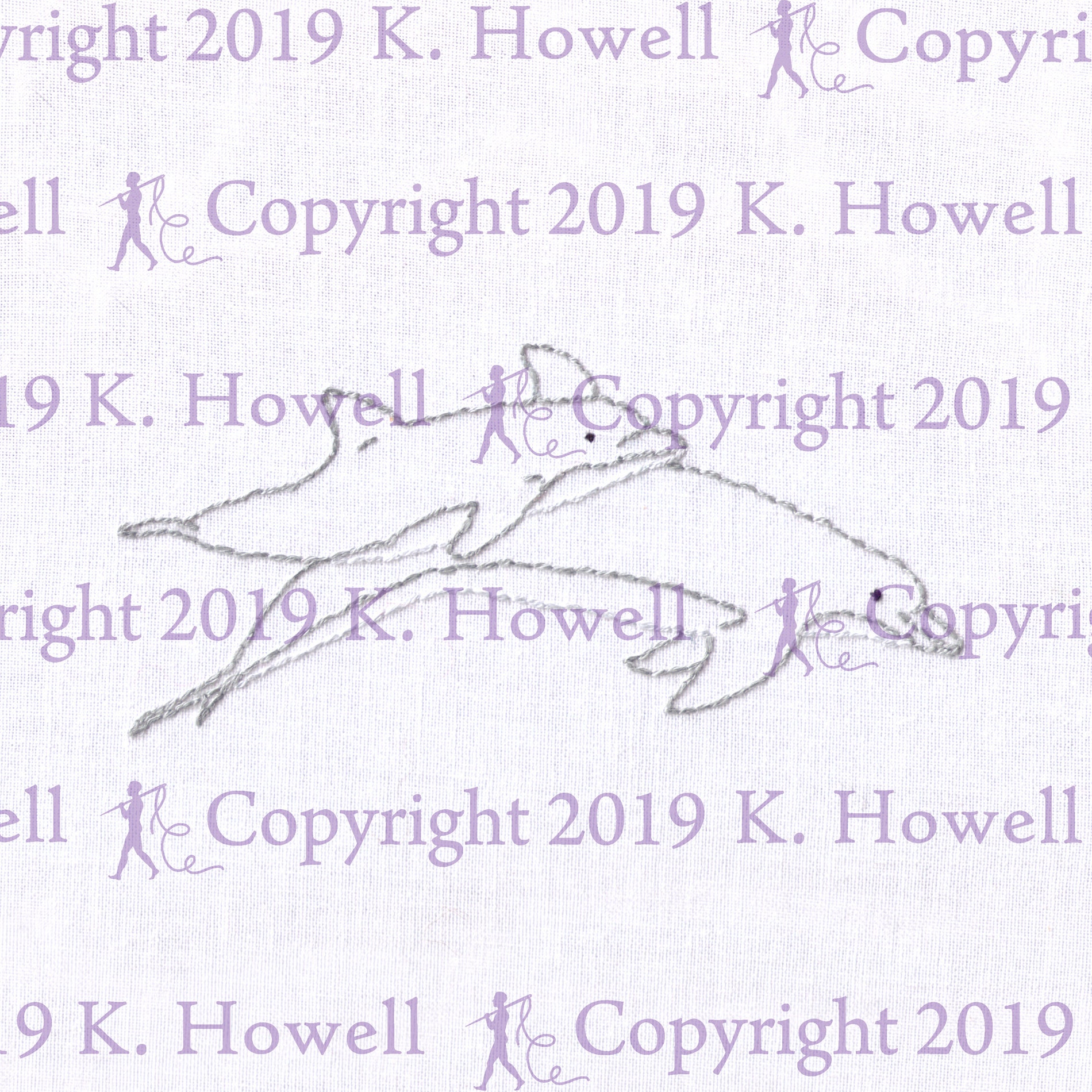 Dolphin Hand Embroidery Pattern, Dolphin, Mother, Mom, Baby, Pod, Ocean ...