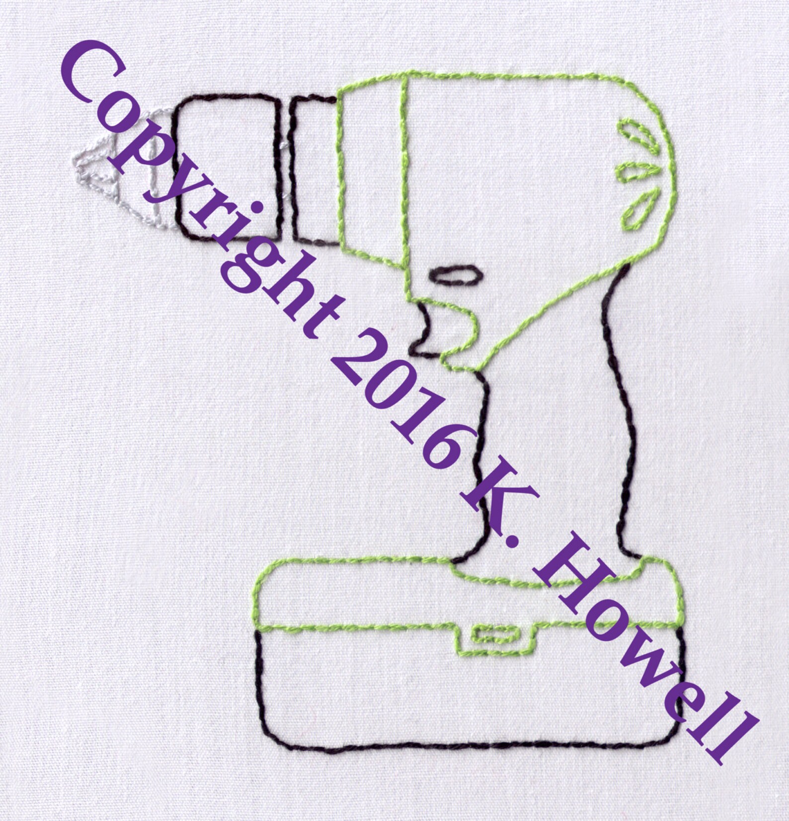 Drill Hand Embroidery Pattern Tools Cordless Drill - Etsy